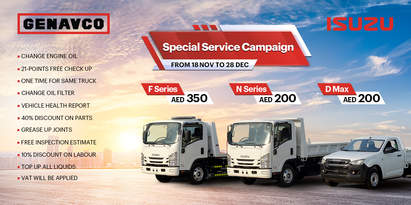 Special service campaign - Isuzu